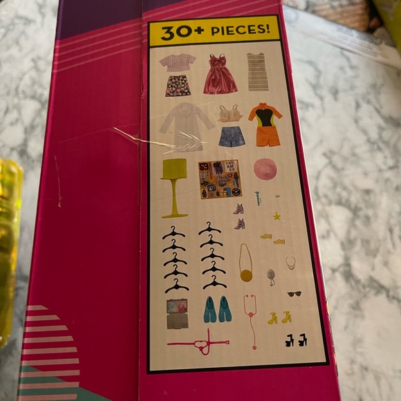 Mattel | Toys | Barbie Rotating Clothing Rack Workstation Close And Go ...